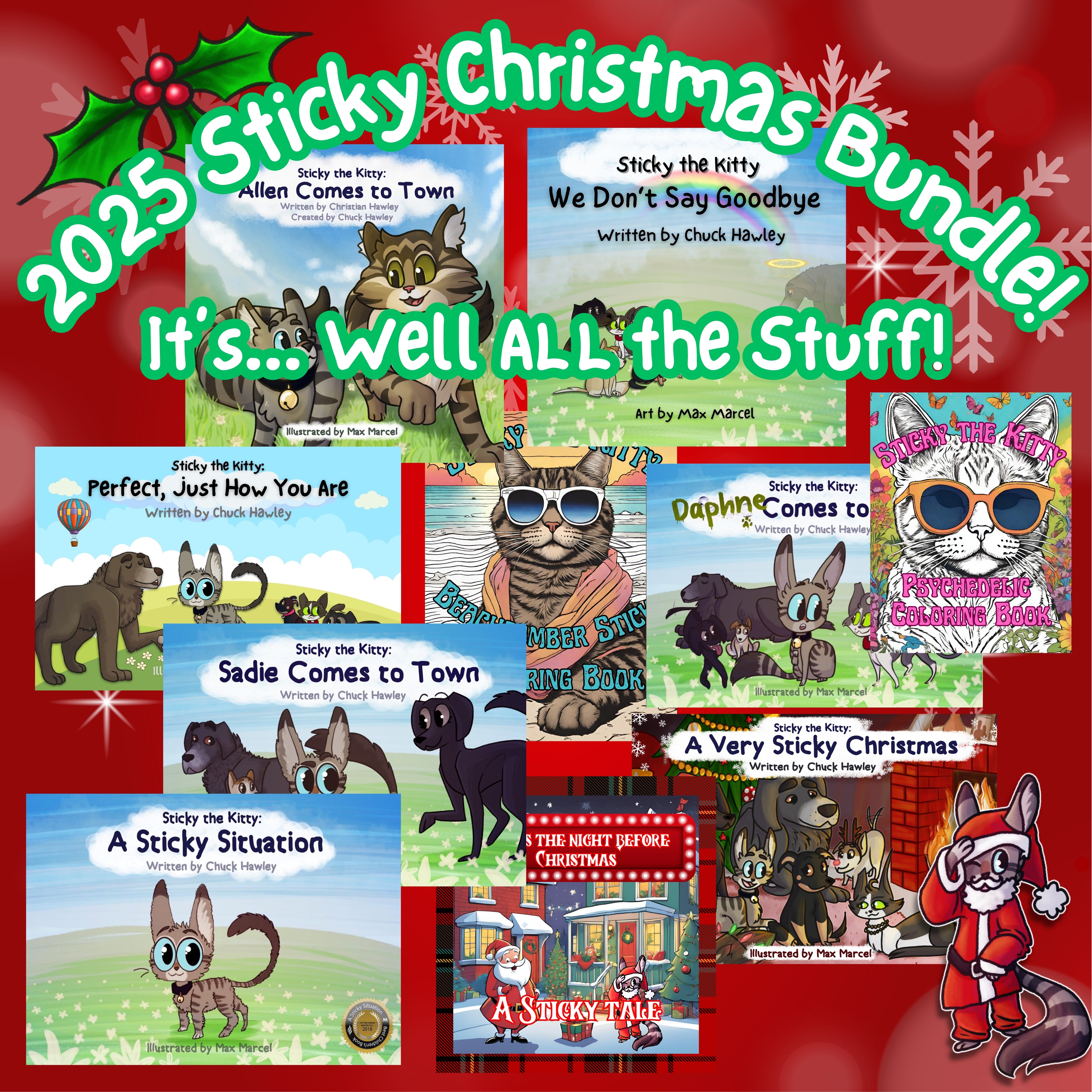2025 Sticky Christmas Bundle! – Sticky The Kitty