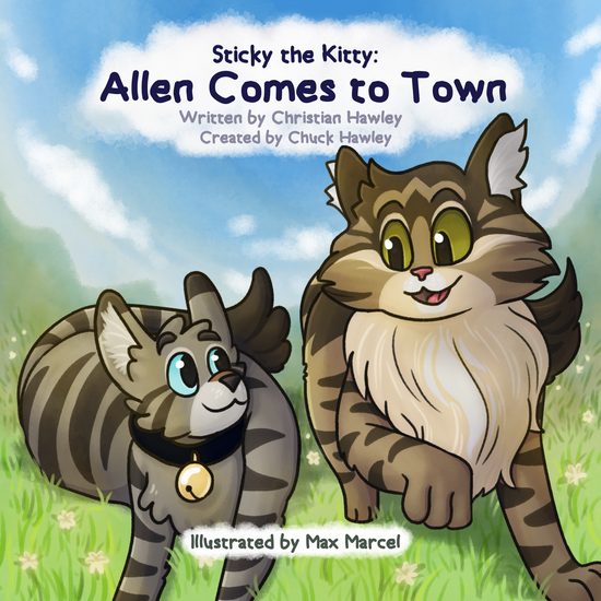 Sticky the Kitty and Chuck Hawley Books – Sticky The Kitty